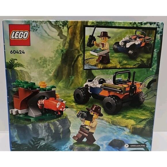 Lego | Toys | Lego City Jungle Explorer Atv Red Panda Mission 6424 ...